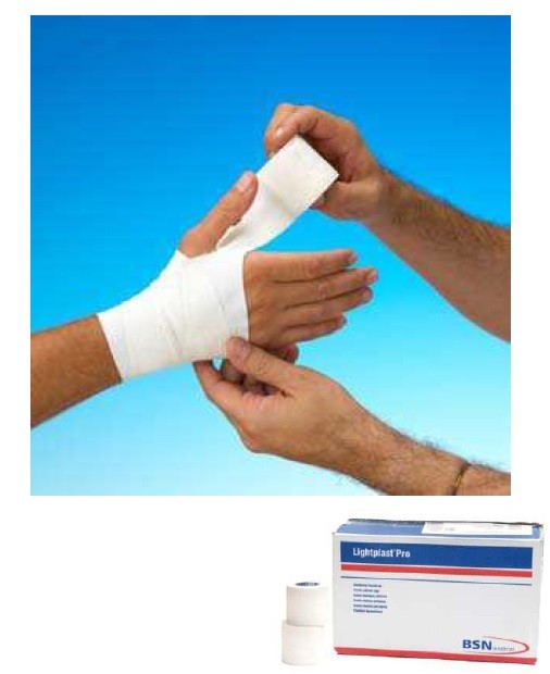 LightPlast Pro Venda elástica adhesiva de contención 100% algodón