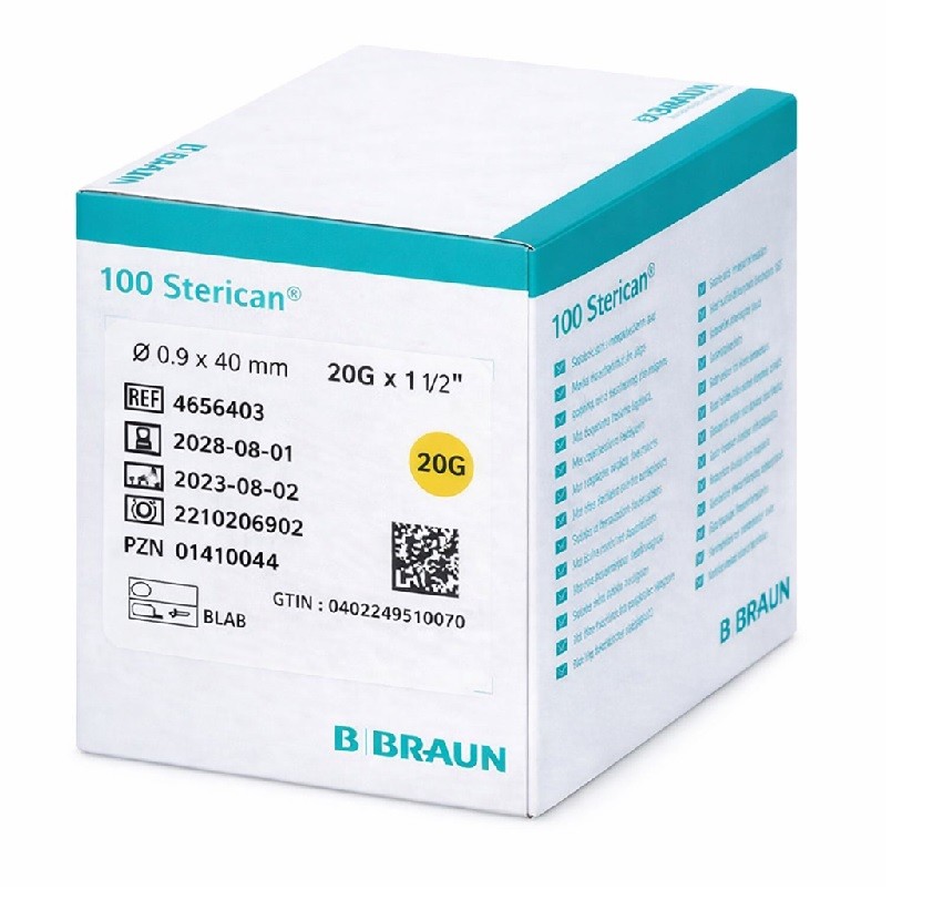 Agujas Sterican 20G 0,9x40 mm Estériles | Parafarmic